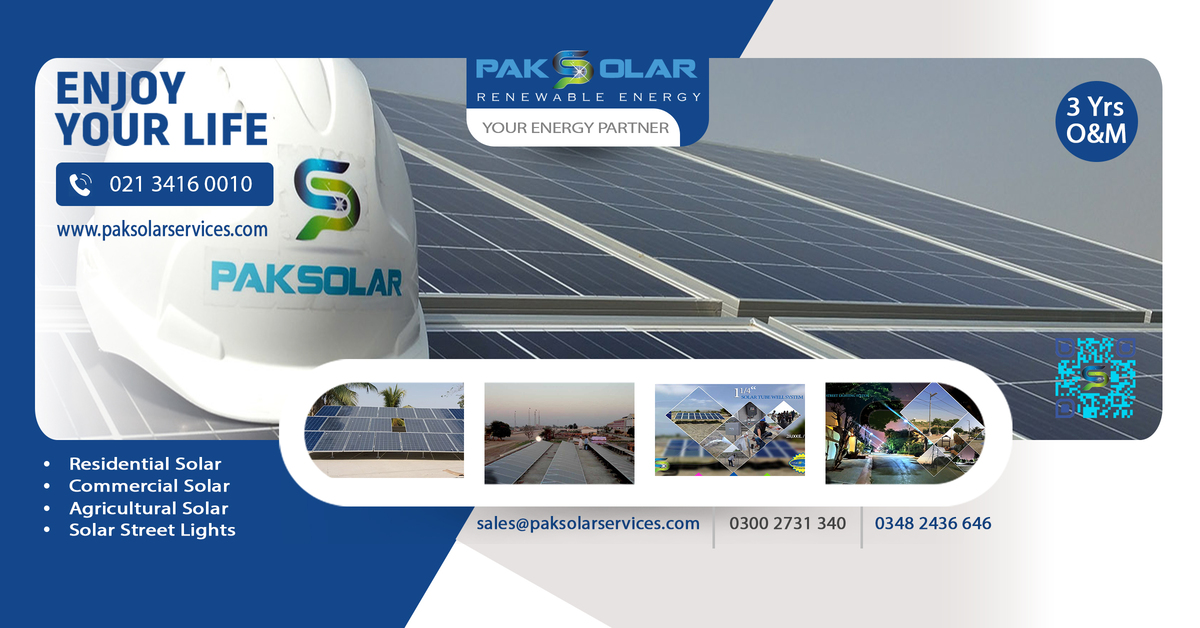 Best Turnkey Solar Energy Solution Company In Karachi | PAKSOLAR